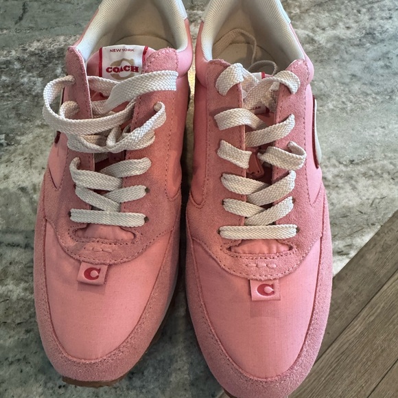 Coach | Shoes | Coach Pink Sneakers | Poshmark